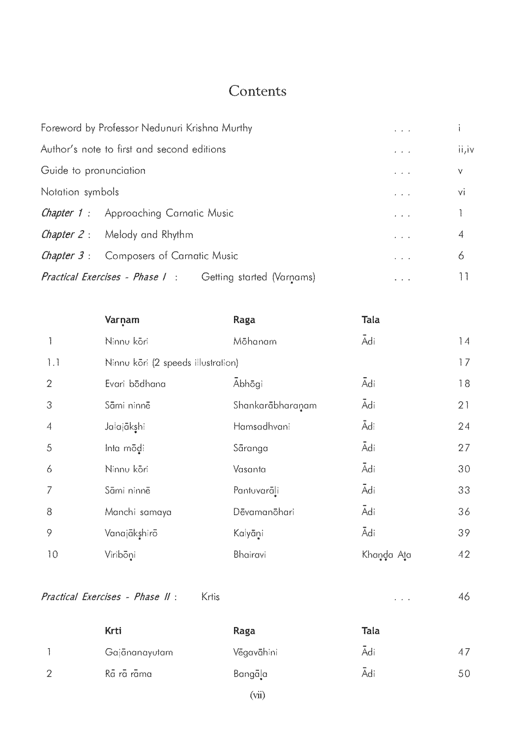 Perfecting Carnatic Music Level II – Varnams & Krtis – Ebook ...